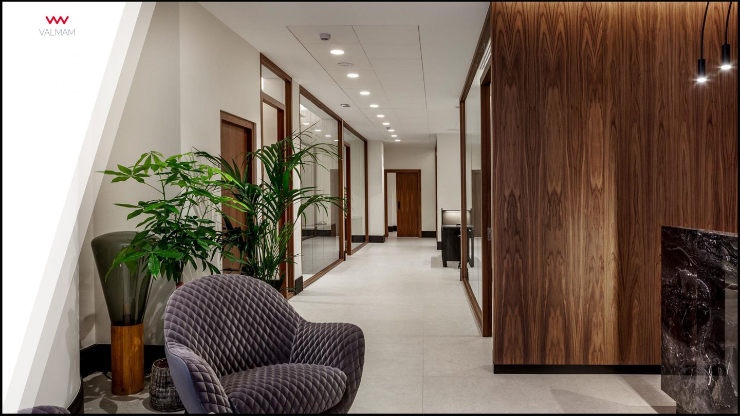 Mampara de madera natural - Valmam